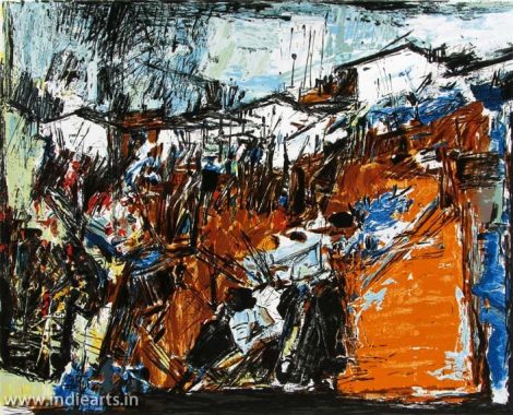 S H Raza Limited Editions & Signed Prints - Indiearts